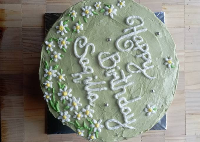 Resep Birthday cake base vanilla (all in one) oleh Nina Laela - Cookpad