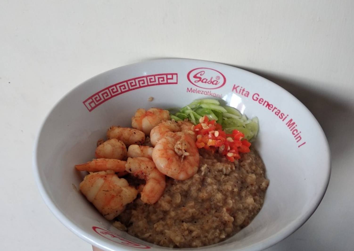 Bubur Oatmeal Udang Sehat | FOOTBALL NATION