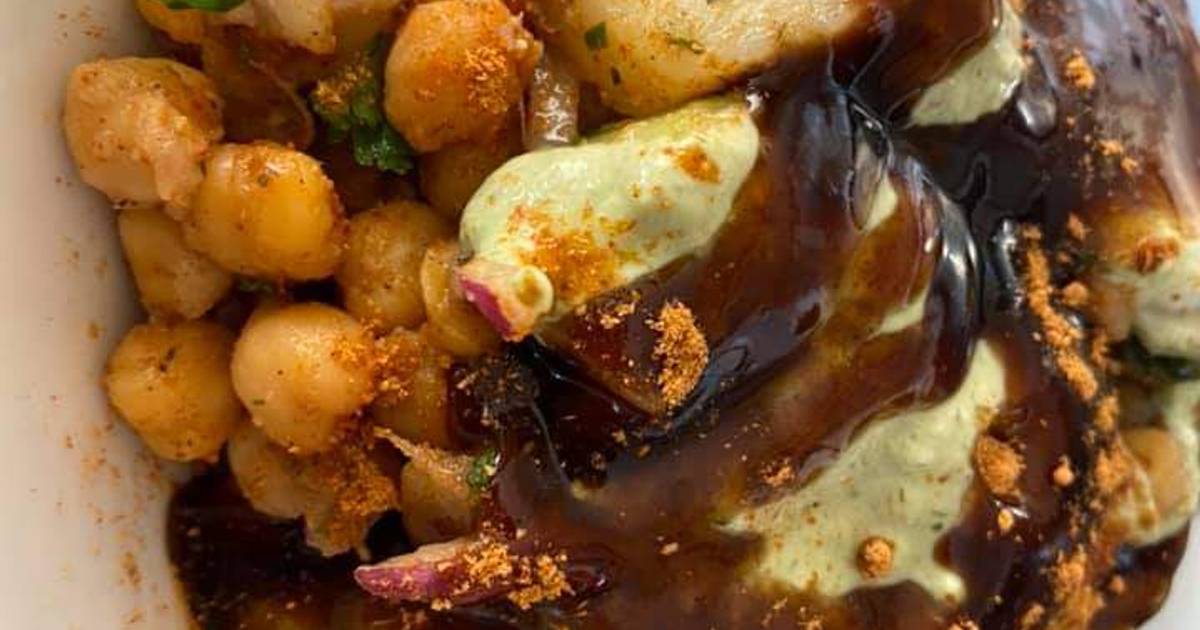 Alu chana chat Recipe by Golden Fish - Cookpad