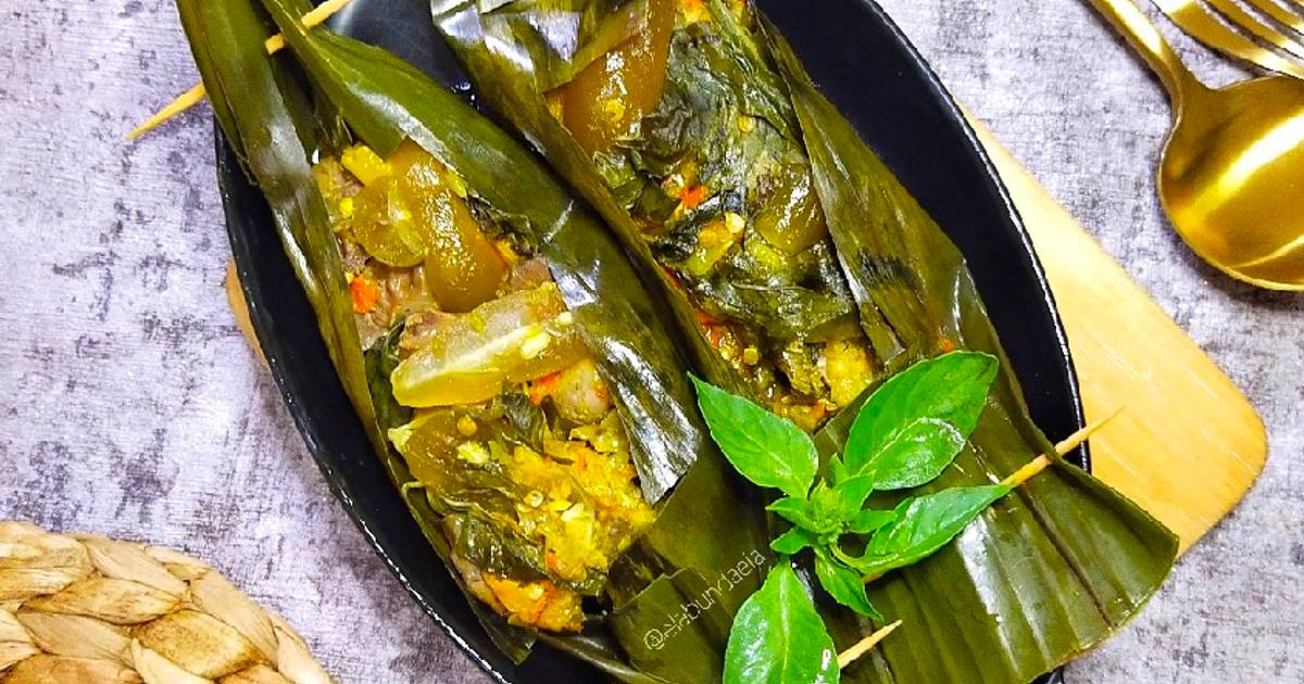 15 resep pepes jeroan ikan pedas enak dan mudah - Cookpad
