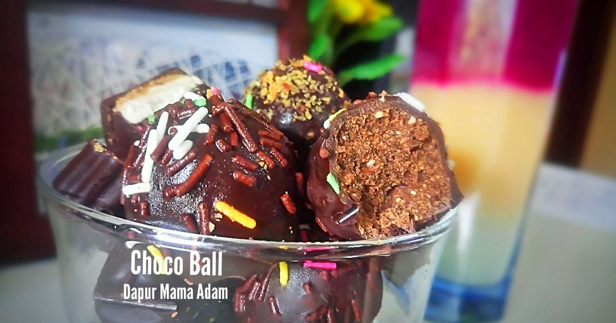 Resep Choco Ball A.K.A Bola Bola Coklat (Isi Biskuit Kacang) oleh Adam ...