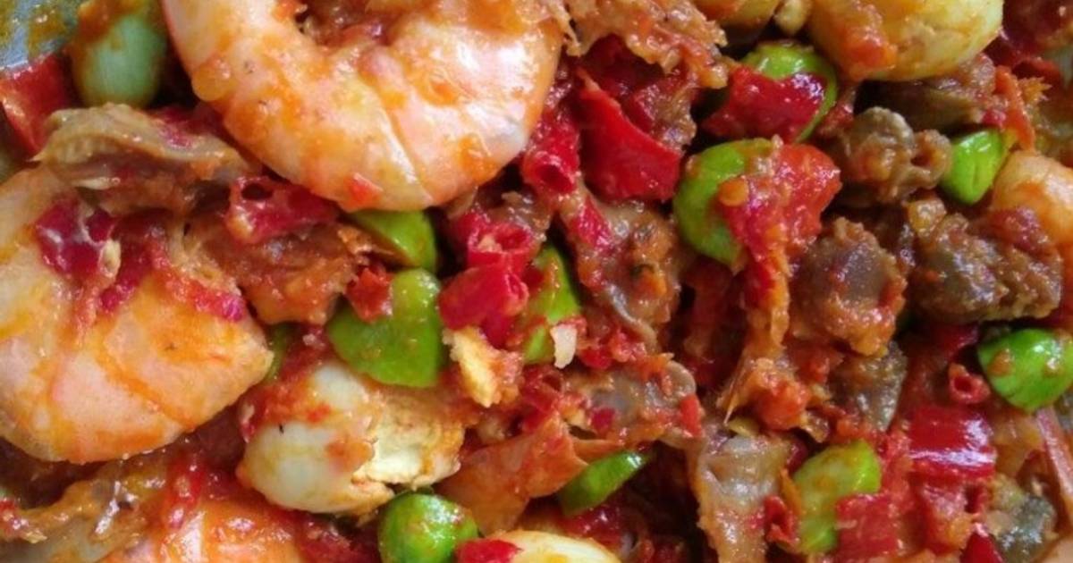 Resep Sambal goreng udang pete oleh Niken Jogja - Cookpad