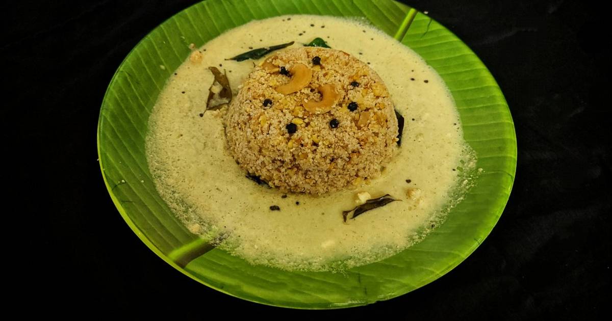 Broken Wheat Rava Upma Recipe by Crazy Cookie - Cookpad