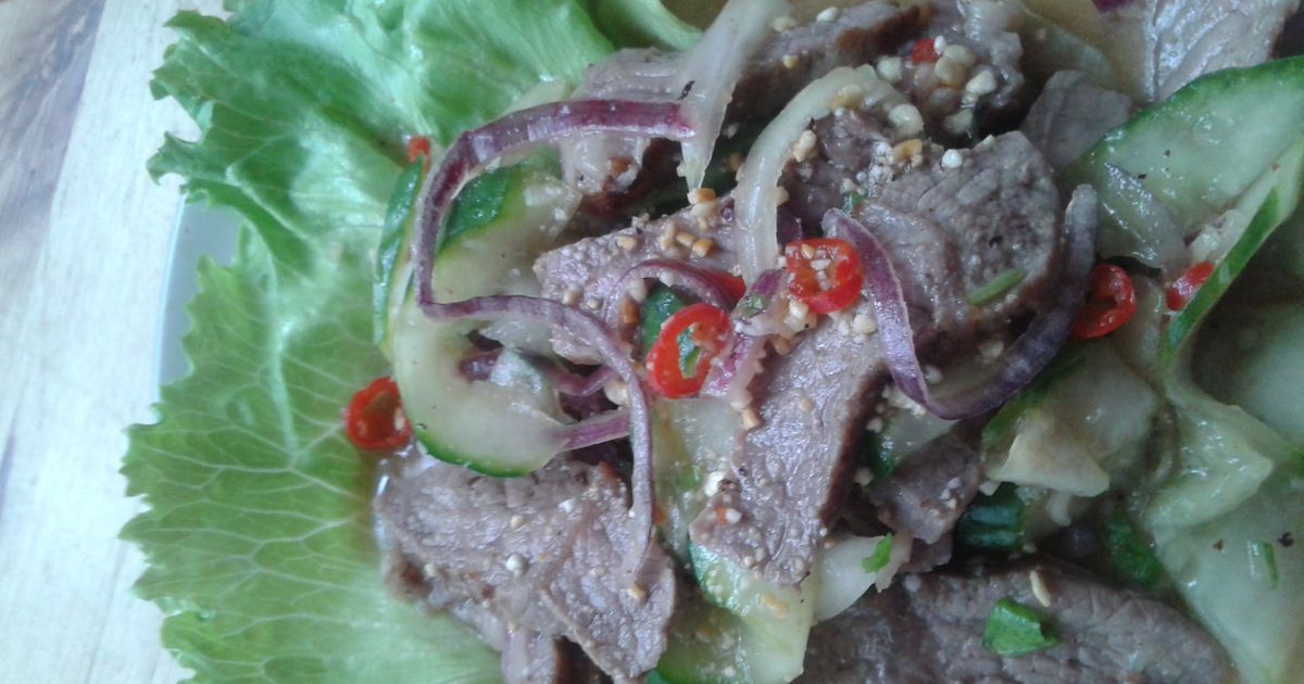 Yum Nue Or Beef Salad Recipe By Mtonehongsa