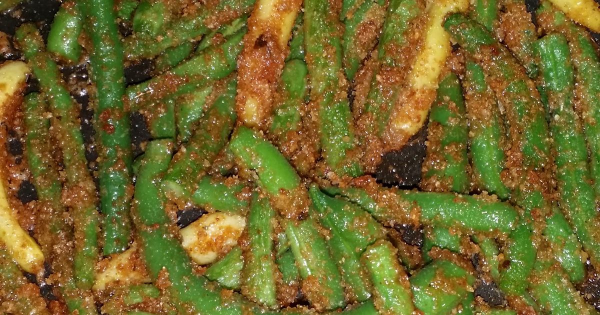 String Beans With Bread Crumbs Recipe By Kasia
