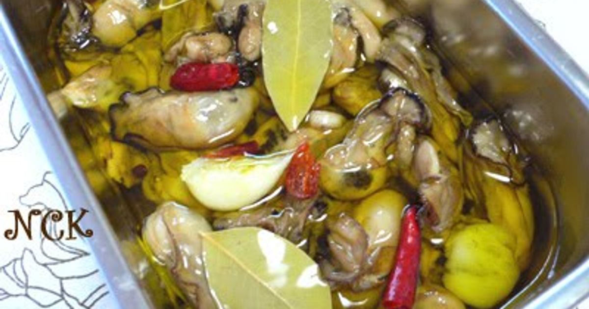 Oil Marinated Oysters Recipe By Cookpad.Japan
