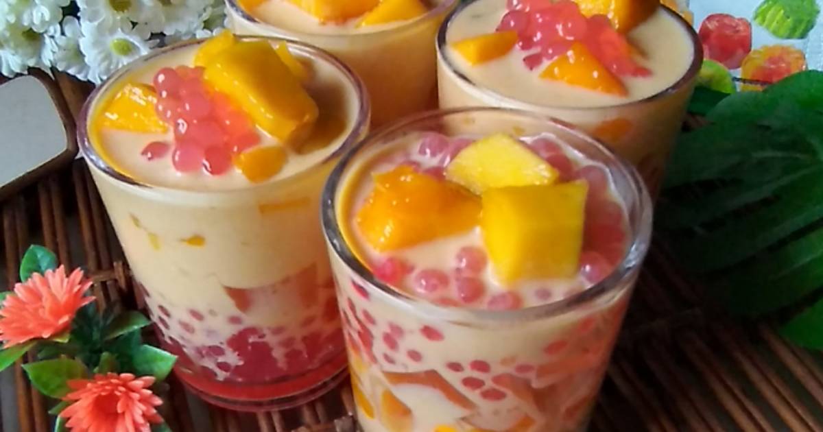 430 resep sago manggo milk enak dan mudah - Cookpad