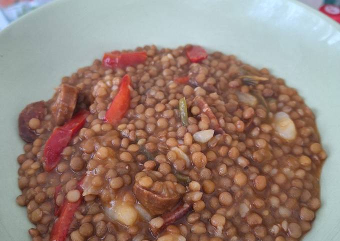 Lentejas a la riojana Receta de Xavi- Cookpad