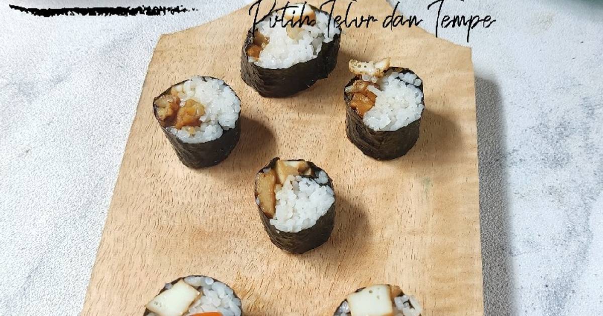 26 resep sushi tempe enak dan mudah - Cookpad