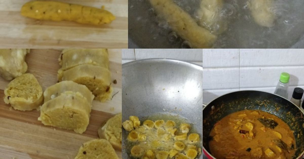 Gatte Ki Sabji Recipe by Dipty Saurabh - Cookpad