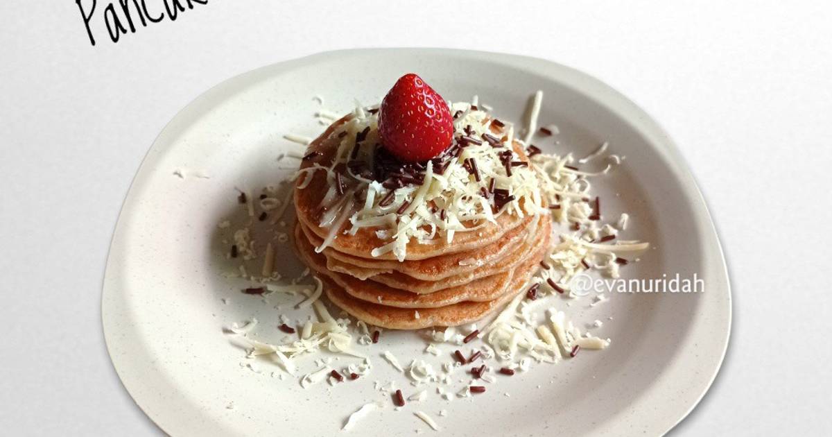 Resep Snack MPASI - Strawberry Pancake oleh Eva Nuridah - Cookpad