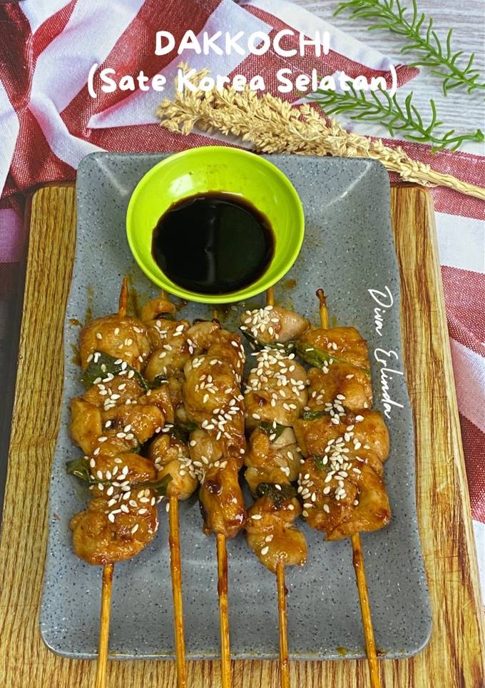 Resep Dakkochi(Sate Korea Selatan) oleh Agustina Erlinda - Cookpad