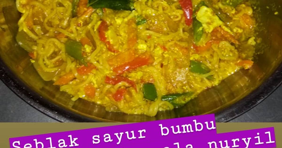 Resep Seblak sayur bumbu kuning pedes ala nuryil oleh Nuryil Ayu ...