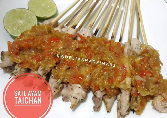 Resep Sate Ayam Taichan Pedas Mantap oleh Adelia Sharfina - Cookpad