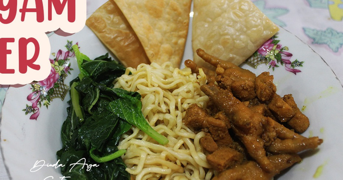 Resep Mie Ayam Ceker oleh Cooking With Dinda - Cookpad