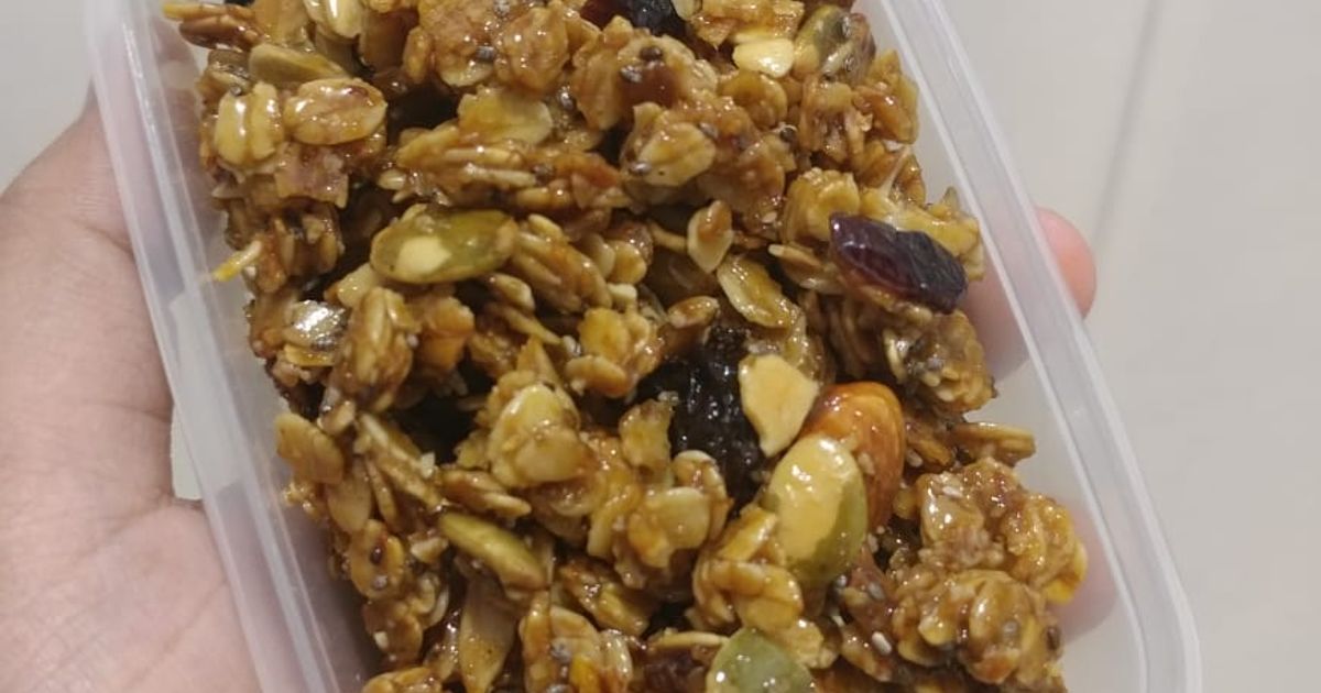 Resep Granola Homemade oleh cynthia novita - Cookpad