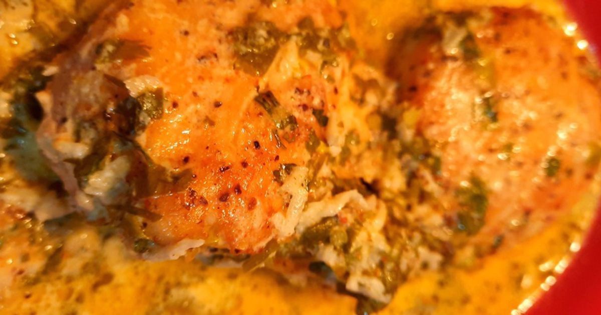 Georgian Chicken Shkmeruli Recipe by Anjana Balakrishnan - Cookpad