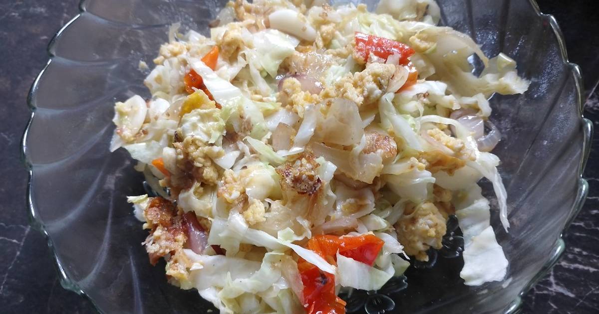 Resep Oseng telor kol putih orak arik. (Favorit 🫶) oleh Yayas - Cookpad