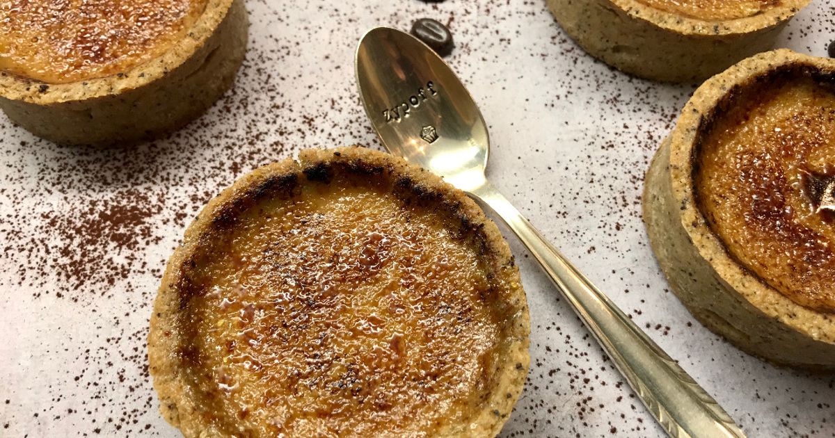 Coffee Crème Brûlée Tartlets Recipe By Zypoff