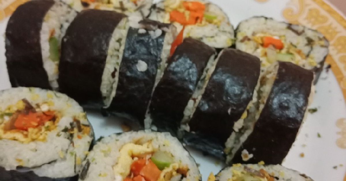Resep Kimbab Simple oleh Hany Rismayanti - Cookpad