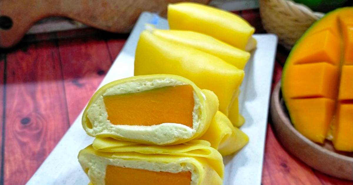 Resep 353. Pancake Mangga oleh Eni henie - Cookpad