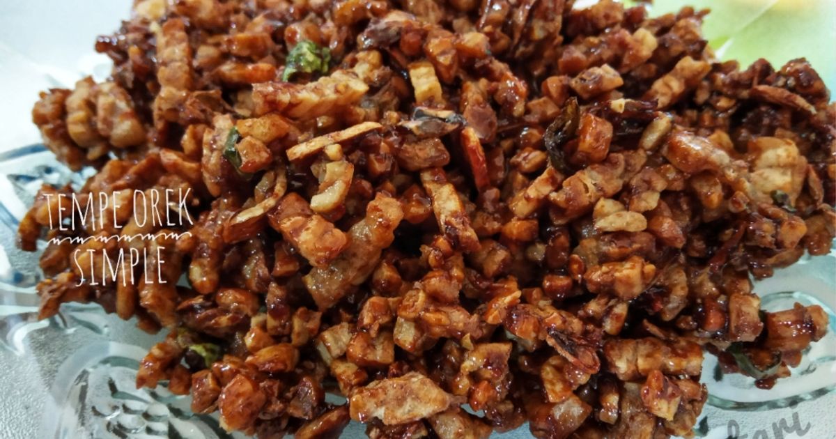 Resep 4. Tempe Orek Simple oleh Dini Lestari - Cookpad