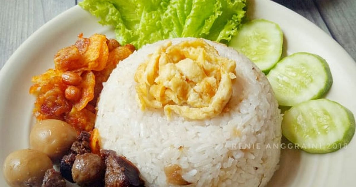 Resep Nasi Uduk Magic Com oleh Renie Wisra - Cookpad