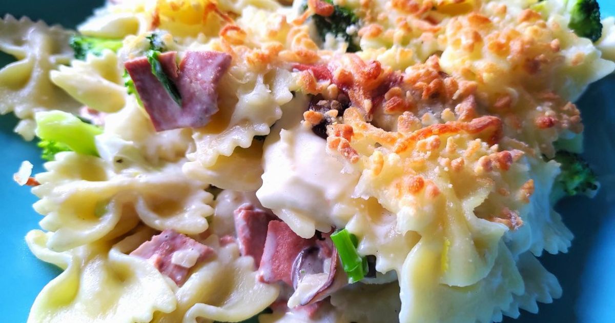 3 receitas fáceis e saborosas de farfalle com cogumelos por cozinheiros ...