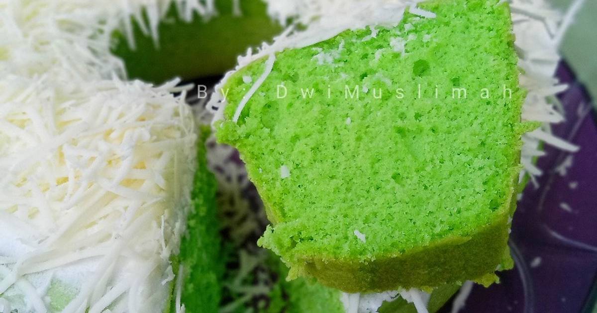 Resep Bolu Jadul Hijau Pandan oleh Dwi Muslimawati - Cookpad