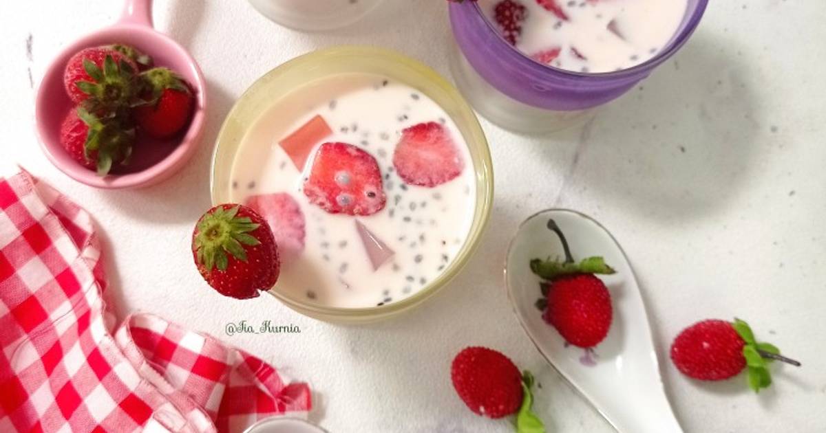 163 resep sirup cocopandan susu strawbery enak dan mudah - Cookpad