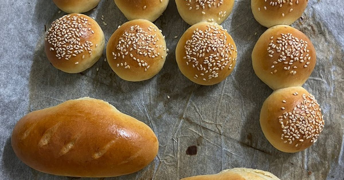 Resep Mini Burger Buns oleh 𝓘𝓷𝓪. 𝓚𝓲𝓽𝓬𝓱𝓮𝓷👩‍🍳 - Cookpad