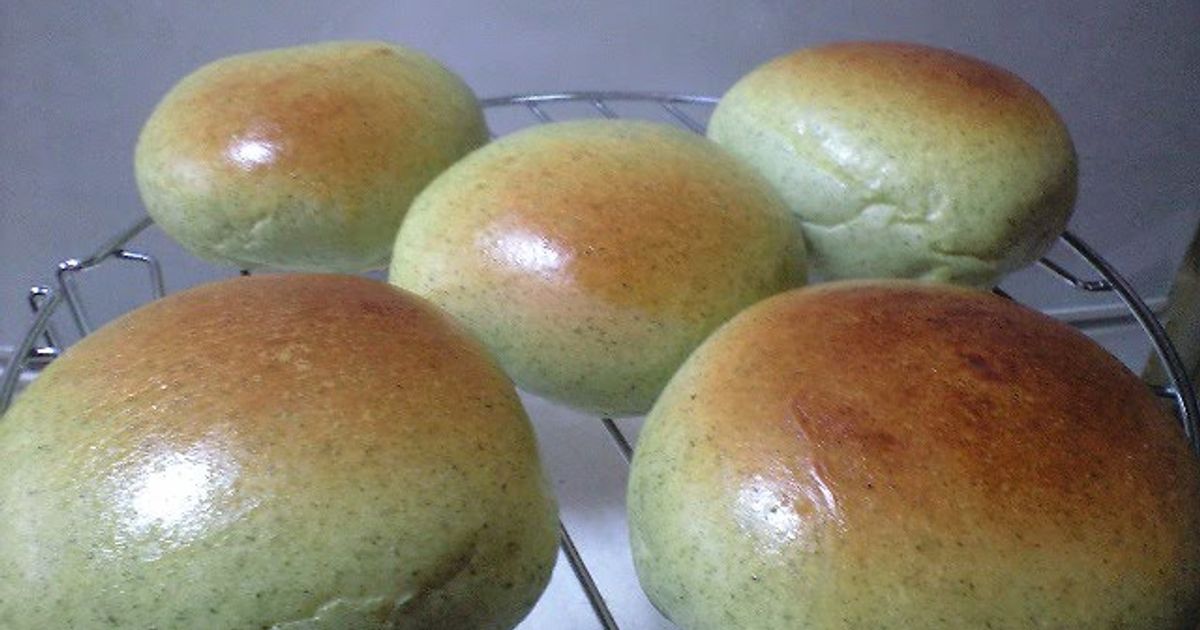 Mugwort Anpan In A Bread Maker Recipe By Cookpad.Japan