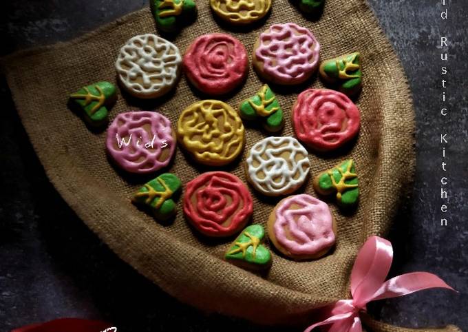 Resep Rose Vanila Fancy Cookies oleh Rhymerwid Kitchen 🍀🌷 - Cookpad