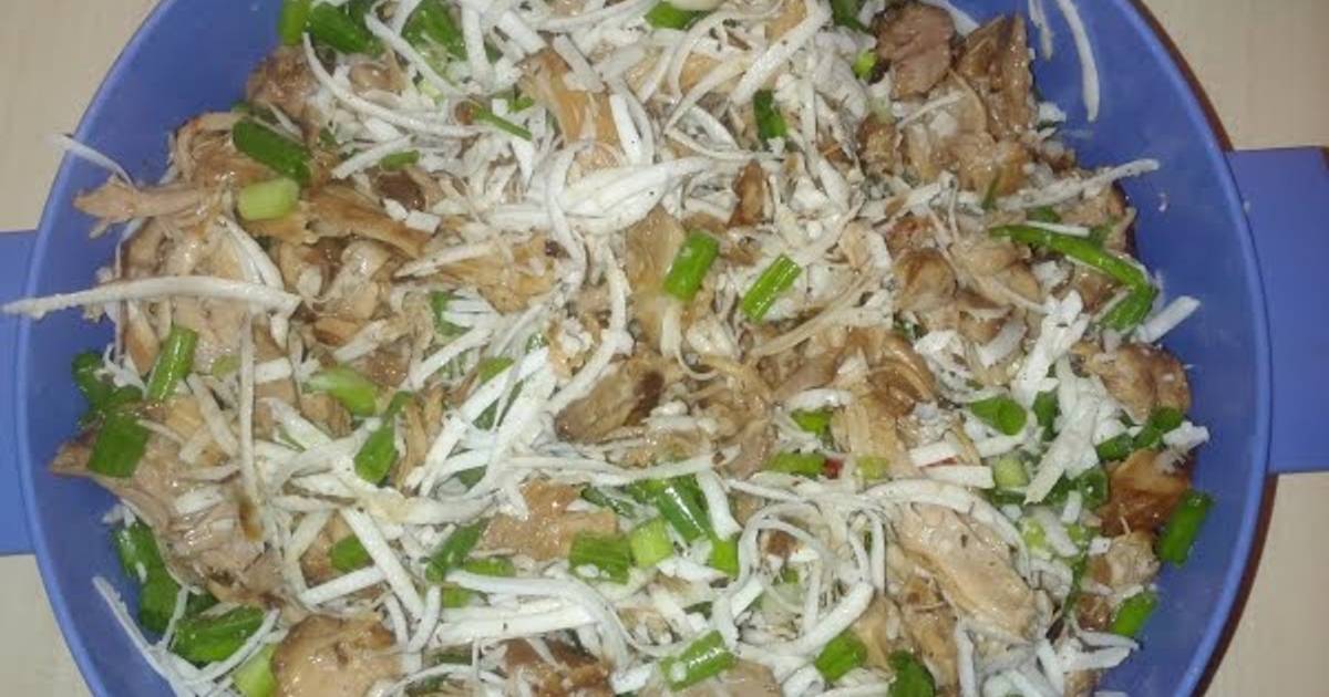 Chicken Kelaguen With Finadene Sauce Recipe by Maggie Conlon Martin ...