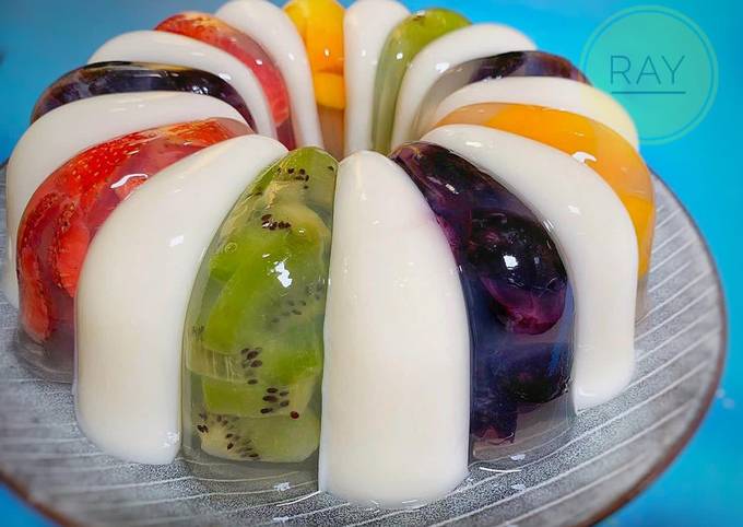 Resep Mix Fruit Pudding oleh Feria Wijayanto - Cookpad