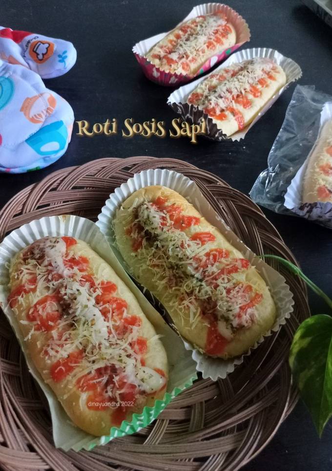 Resep Roti Sosis Sapi -bisa untuk MPASI (12 bulan) oleh Dina Yuandha ...