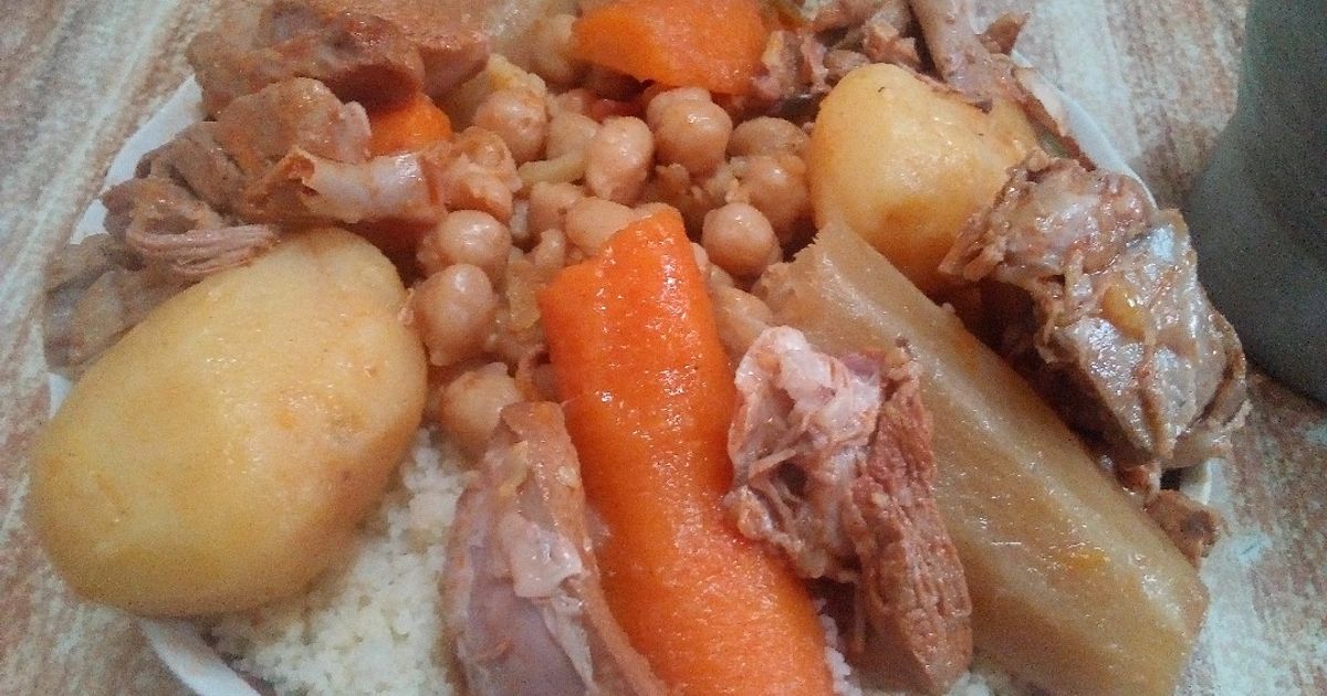 Algerian Couscous Recipe By ملاك للطبخ و الحلويات
