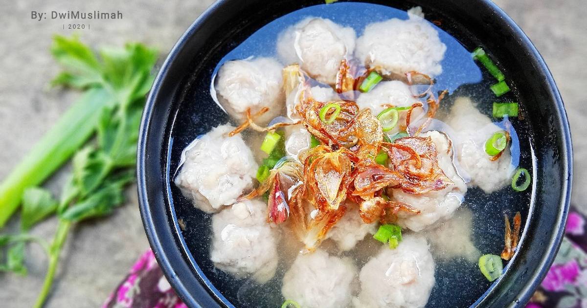Resep Bakso Sapi Homemade oleh Dwi Muslimawati - Cookpad