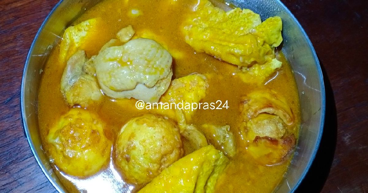 Resep telur bumbu kari desaku rumahan enak dan mudah - Cookpad