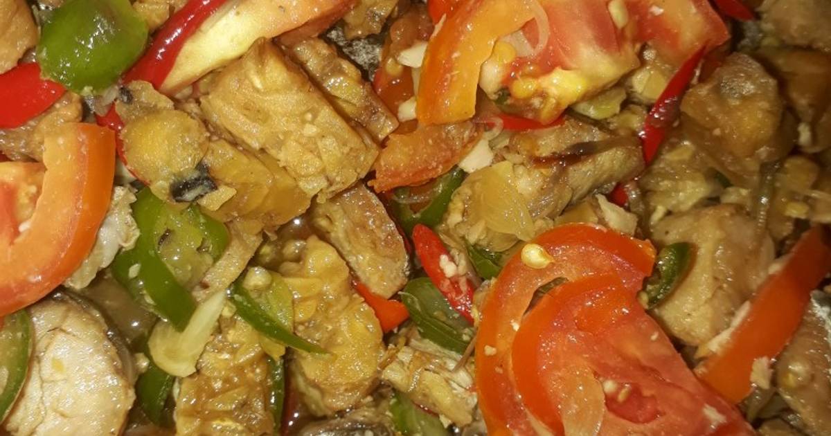 Resep Asam pedes manis asin ikan asin tenggiri dan tempe oleh Sherly ...