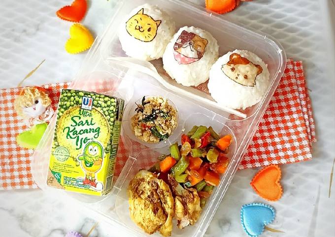Resep Bento Bekal sekolah oleh Ibu Tina - Cookpad