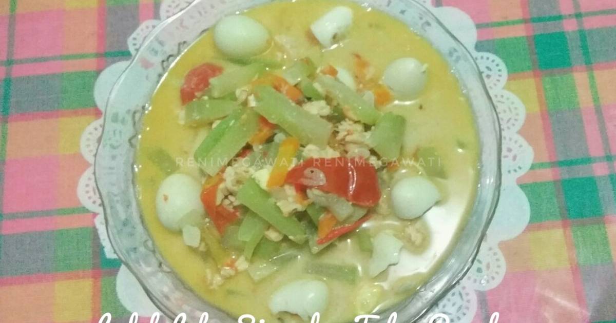 Resep Lodeh Labu Siam dan Telur Puyuh oleh Reni Megawati - Cookpad