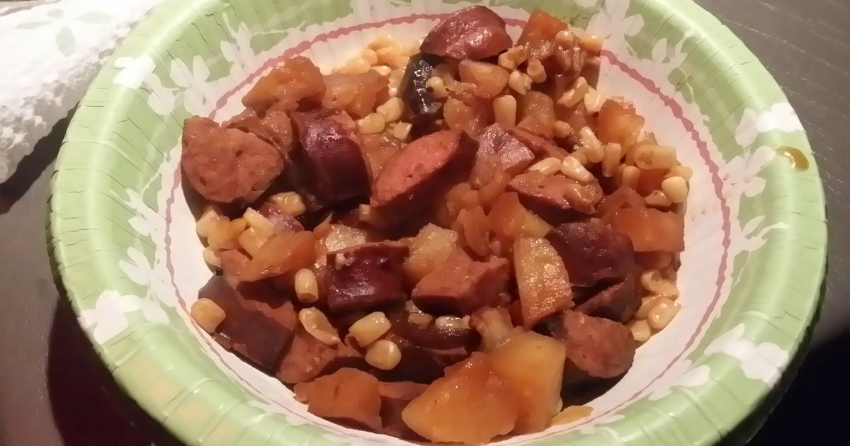 Hot Link Dump Dish Recipe By Felix