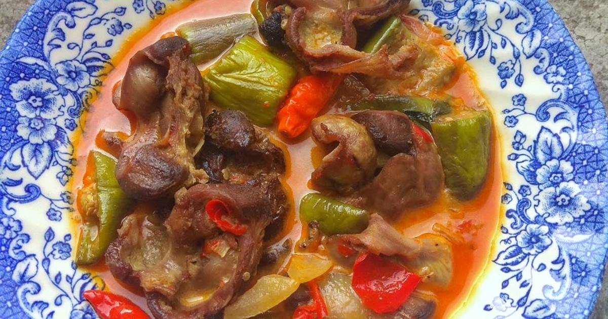 Resep Sambal goreng terong ijo & ampela oleh Saluna Mahira - Cookpad