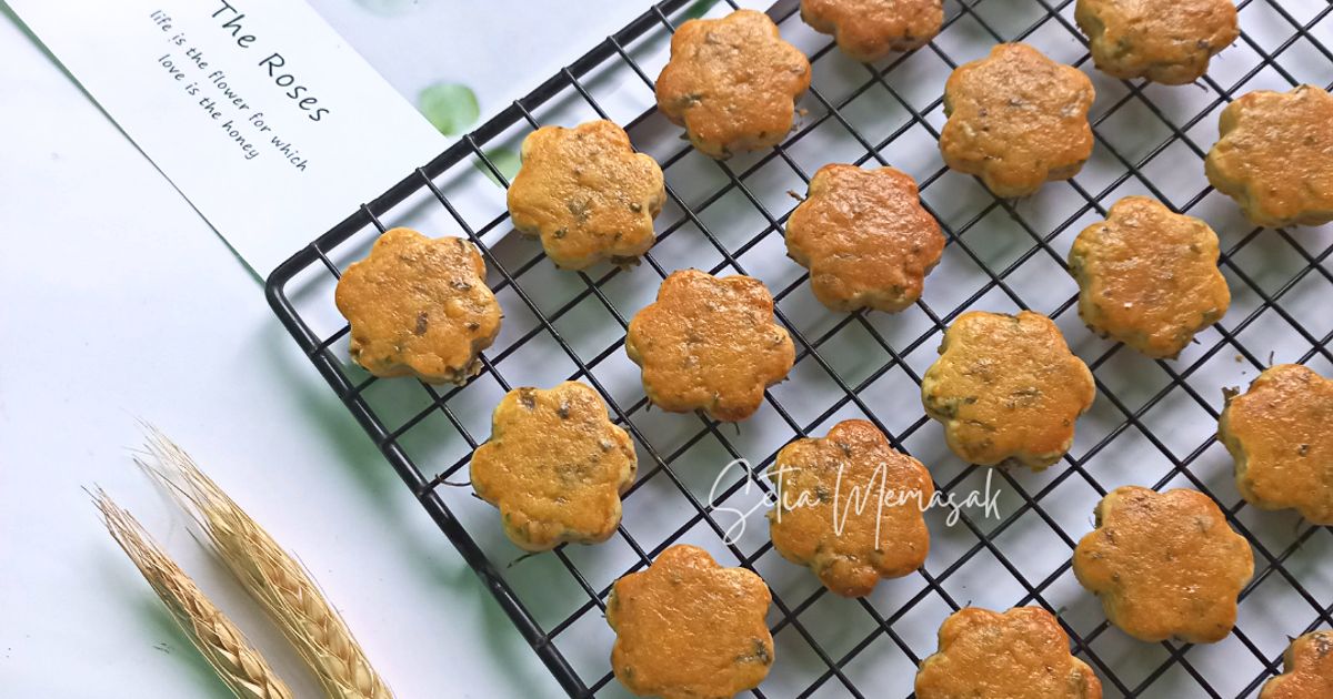 Resep Cookies Asin (Bentuk Bunga) oleh Setia Memasak - Cookpad