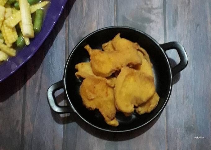 Resep Ayam tepung kuning oleh Ani Brilian - Cookpad