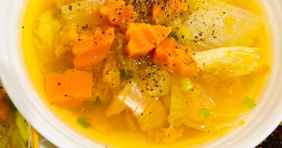 Cách Làm Món Súp Rau Củ Harvard Vegetable Soup 🍲 của Dibee - Cookpad