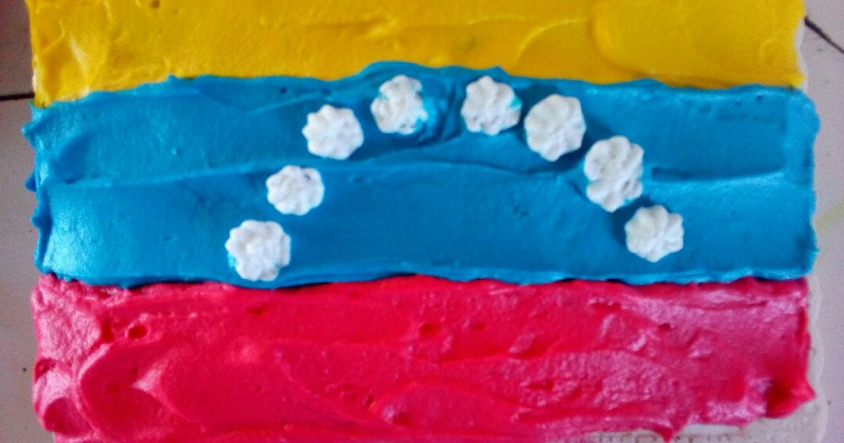 Torta Bandera 🇻🇪 Receta de Jimena Gozzi