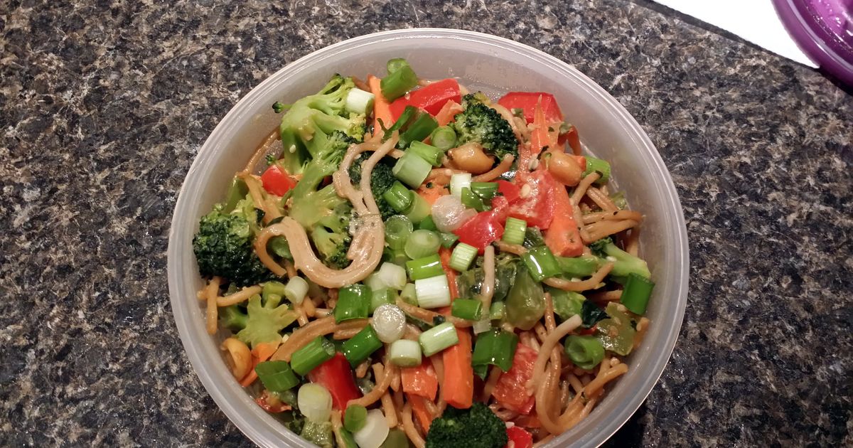 Nutty Noodles With Vegetables (Vegan) Recipe By Jjcarll1981