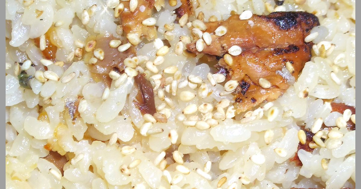 Easy Flavored Rice Made With Canned Kabayaki Style Pacific Saury Recipe ...